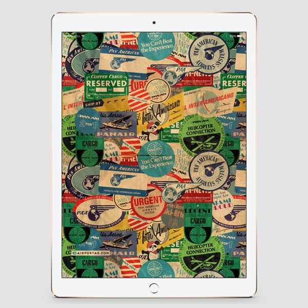Pan Am Stickers - Mobile wallpaper