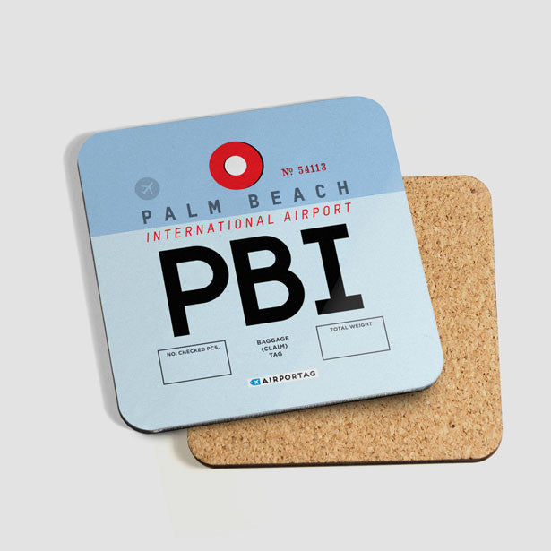 PBI - Palm Beach Intl Airport - West Palm Beach, Florida US - Coasters