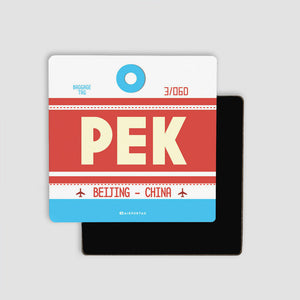 Fridge Magnets - Beijing Capital Airport - IATA code PEK