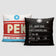 Throw Pillow - PEK - Beijing Capital Intl Airport. IATA code PEK.