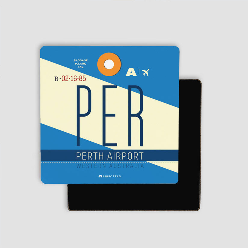 Fridge Magnets - Perth Airport - IATA code PER