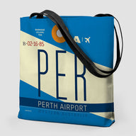 Tote Bag - PER - Perth Airport - IATA code PER