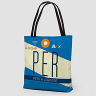 Tote Bag - PER - Perth Airport - IATA code PER
