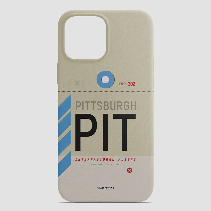 Airport Code Phone Case - IATA code PIT Mobile Cover