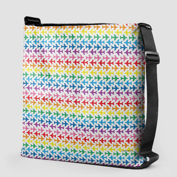 Tote Bag - Planes Rainbow