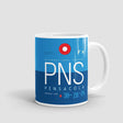Coffee Mug - PNS - Pensacola Intl Airport - Florida, US - IATA code PNS