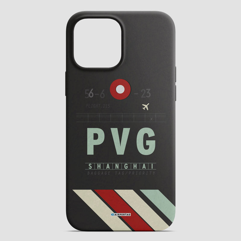 Airport Code Phone Case - IATA code PVG Mobile Cover