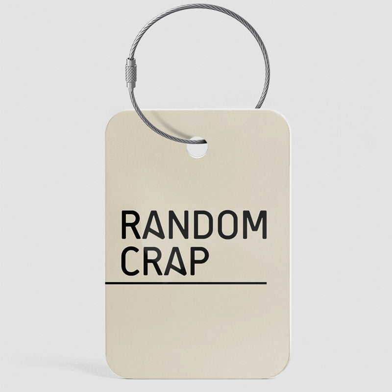Luggage Tag - Random Crap baggage tag