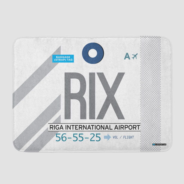 RIX - Riga Intl Airport - Riga, Latvia - Bath rug