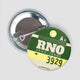 Pinback Button - Reno–Tahoe Airport - IATA code RNO