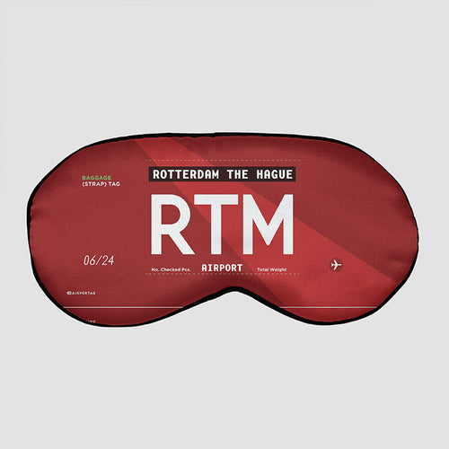 RTM - Rotterdam The Hague Airport - Rotterdam, Netherlands - Eye Mask