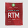 Throw Blanket - RTM airport code pattern