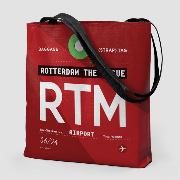 Throw Blanket - RTM airport code pattern