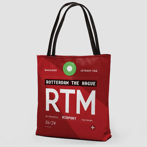 Tote Bag - RTM - Rotterdam The Hague Airport - Rotterdam, Netherlands ...