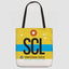 Tote Bag - SCL - Comodoro Arturo Merino Benítez - Santiago ...