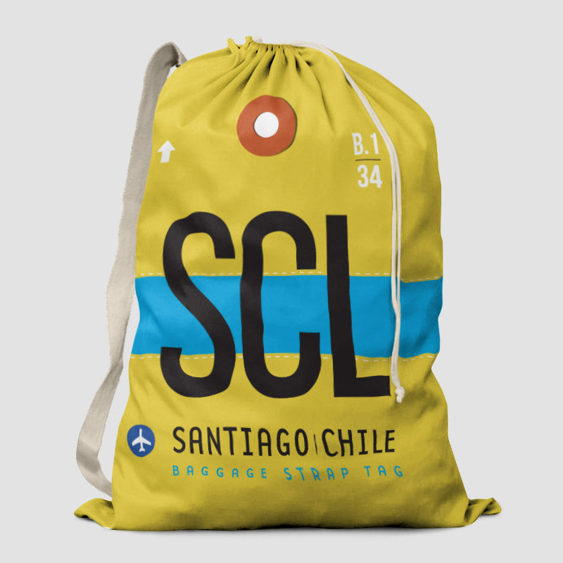 SCL - Santiago Airport - Santiago, Chile - Laundry Bag
