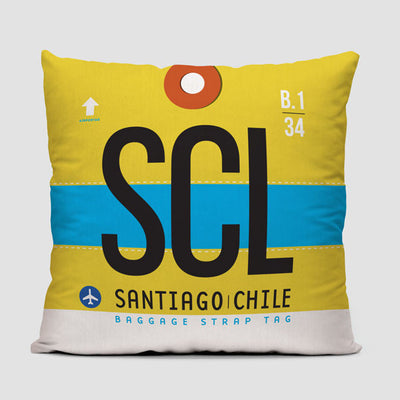 Poster - Wall Art Print - SCL - Santiago Airport