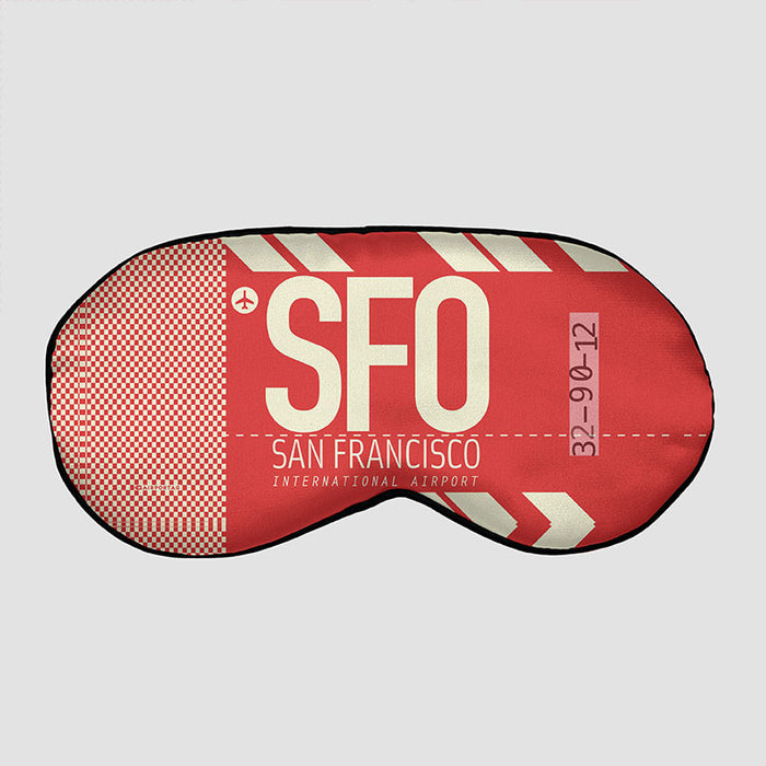 SFO - San Francisco Airport - San Francisco - California, US - Eye Mask