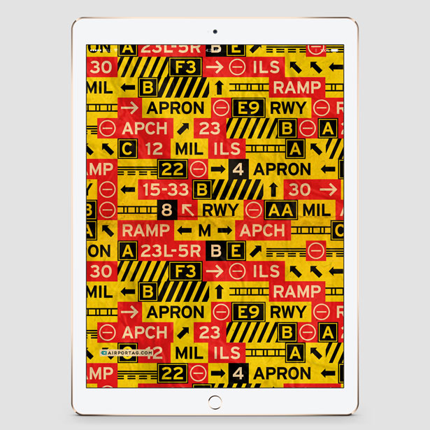 Runway Signs - Mobile wallpaper