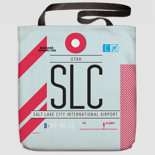Tote Bag - SLC - Salt Lake City International Airport - IATA code SLC