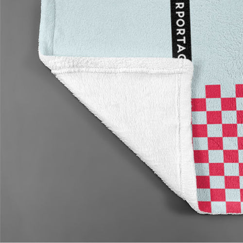 Throw Blanket - SLC airport code pattern.