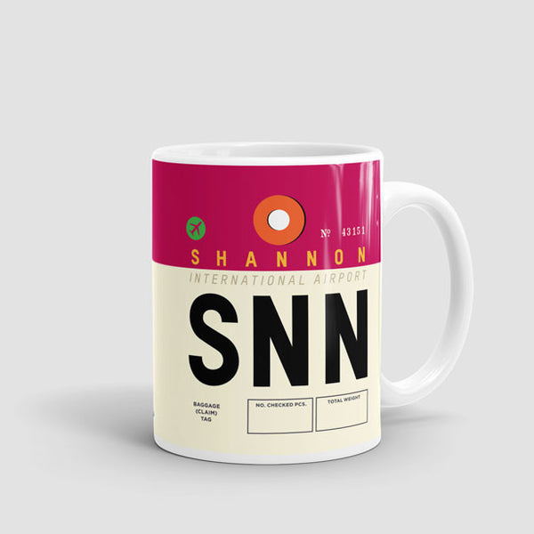 Tote Bag - SNN - Shannon Airport - Shannon, Ireland - IATA code SNN