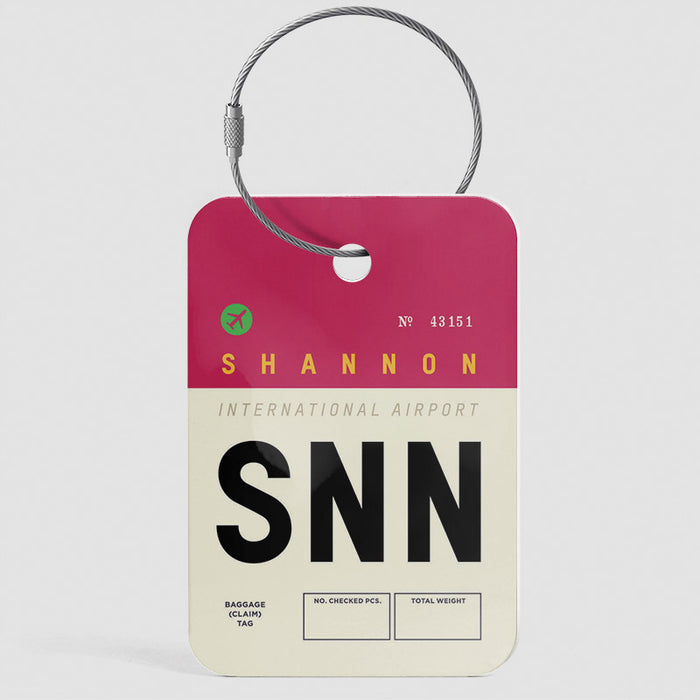 Tote Bag - SNN - Shannon Airport - Shannon, Ireland - IATA code SNN