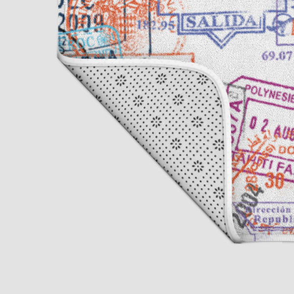 Travel Stamps - Bath rug