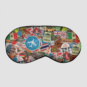 Travel Stickers - Eye Mask