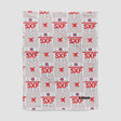 Throw Blanket - SXF airport code pattern.