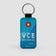 VCE - Venice Marco Polo Airport - Venice, Italy - Leather Keychain