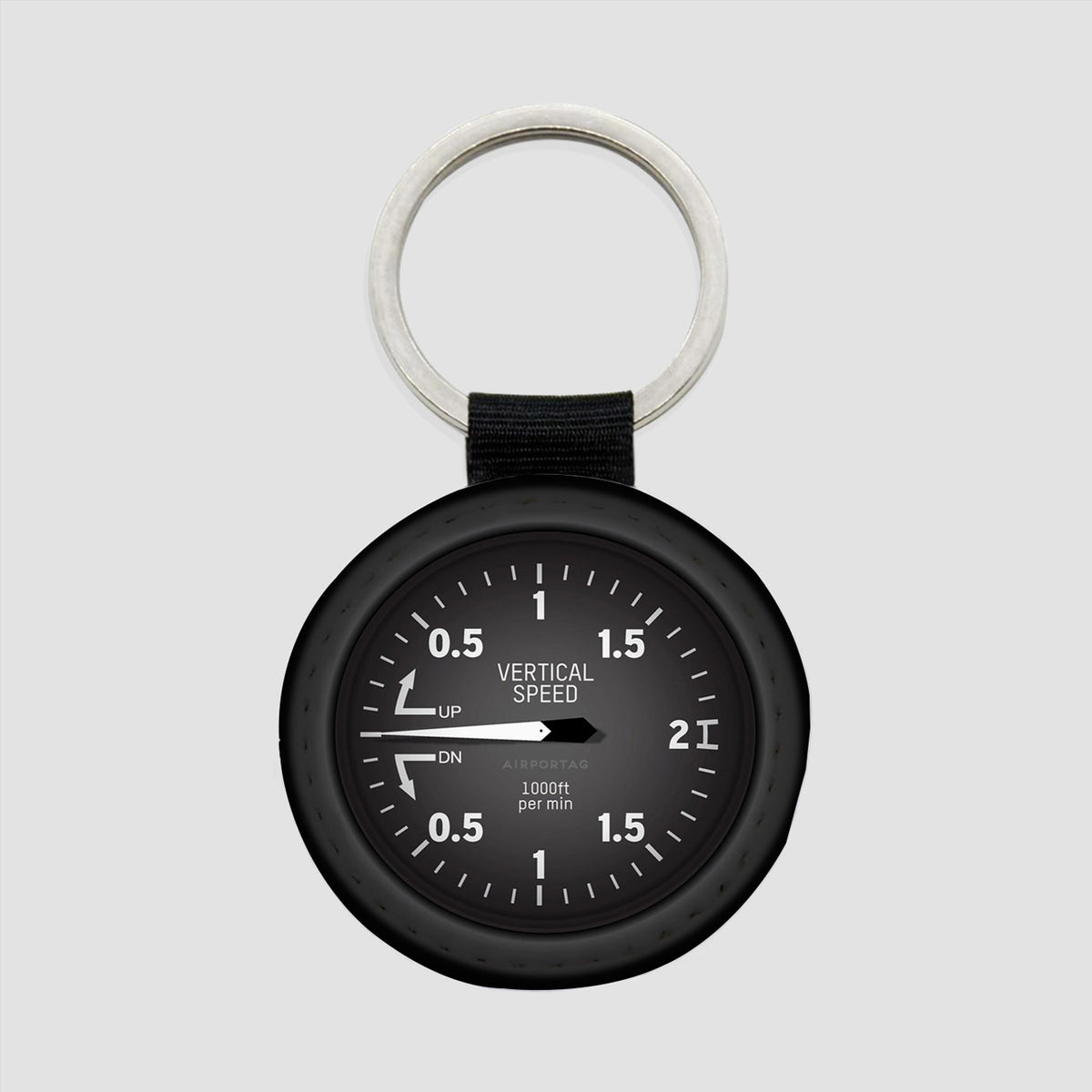 Vertical Speed - Round Keychain