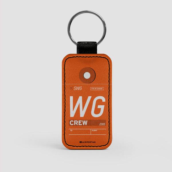 WG - Leather Keychain