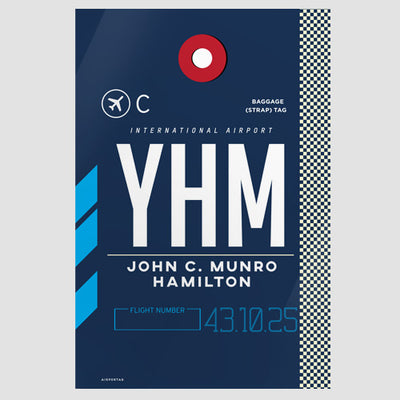 Poster - Wall Art Print - YHM - John C. Munro Hamilton Intl Airport ...