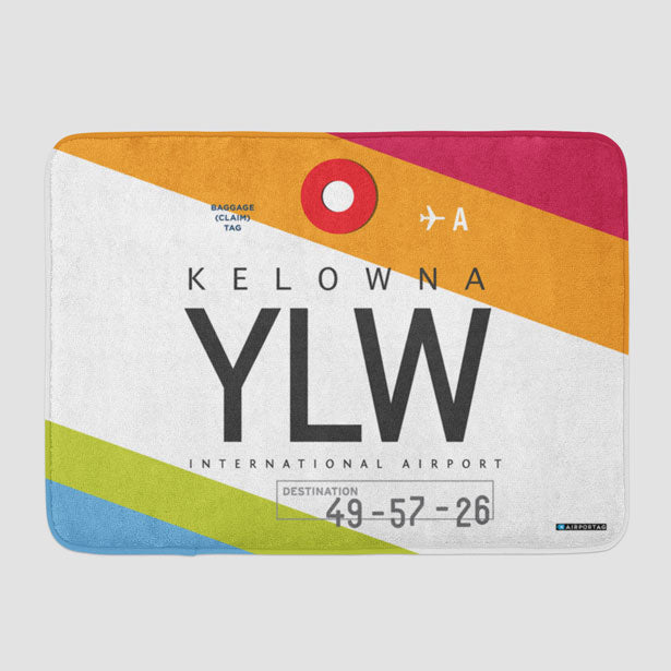 YLW - Kelowna Intl Airport - British Columbia, Canada - Bath rug