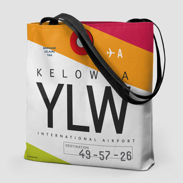 Throw Blanket - YLW airport code pattern.