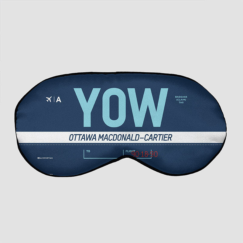 YOW - Ottawa Macdonald–Cartier Intl Airport - Ontario, Canada - Eye Mask