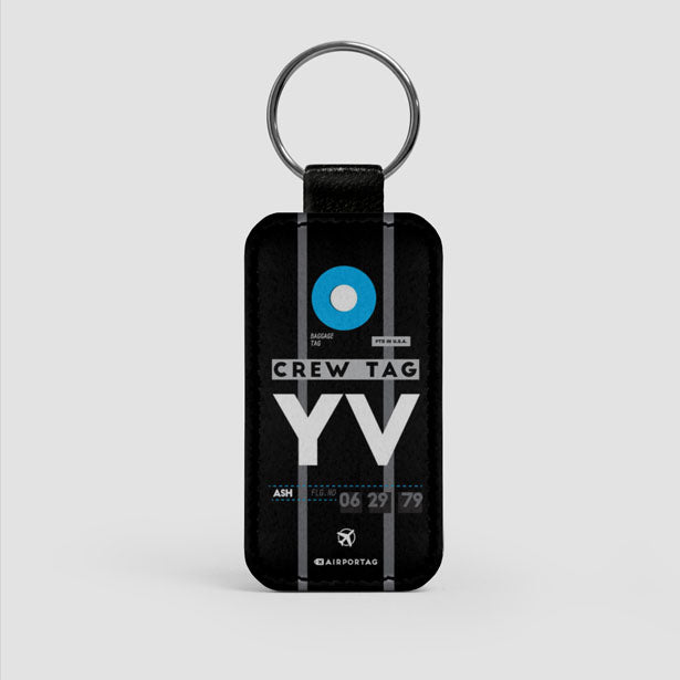 YV - Leather Keychain