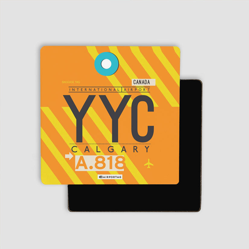 Fridge Magnets - Calgary Airport - IATA code YYC