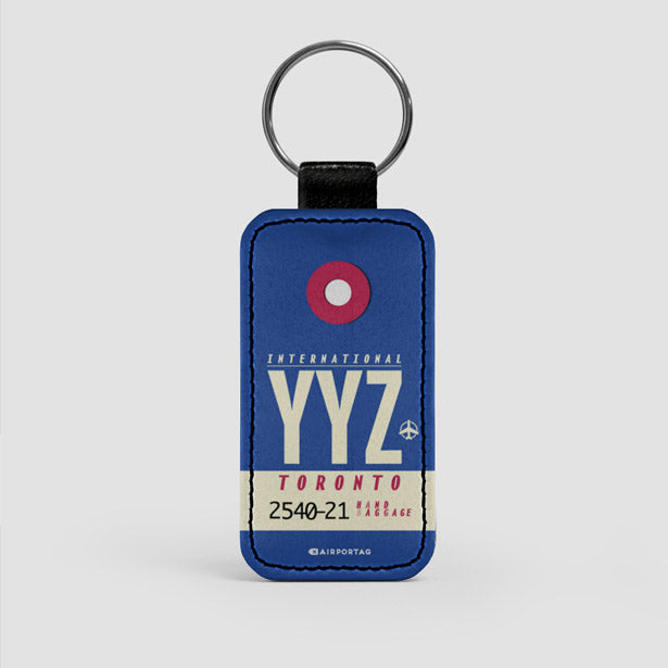 YYZ - Toronto Pearson Airport - Canada - Leather Keychain