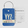Airport Code Luggage Tag - IATA code YYZ baggage tag