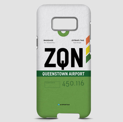 Airport Code Phone Case - IATA code ZQN Mobile Cover