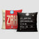 Throw Pillow - ZRH - Zurich - Kloten Airport. IATA code ZRH