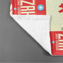 Throw Blanket - ZRH airport code pattern.