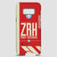 Airport Code Phone Case - IATA code ZRH Mobile Cover