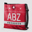 Tote Bag - ABZ - Aberdeen Airport - IATA code ABZ