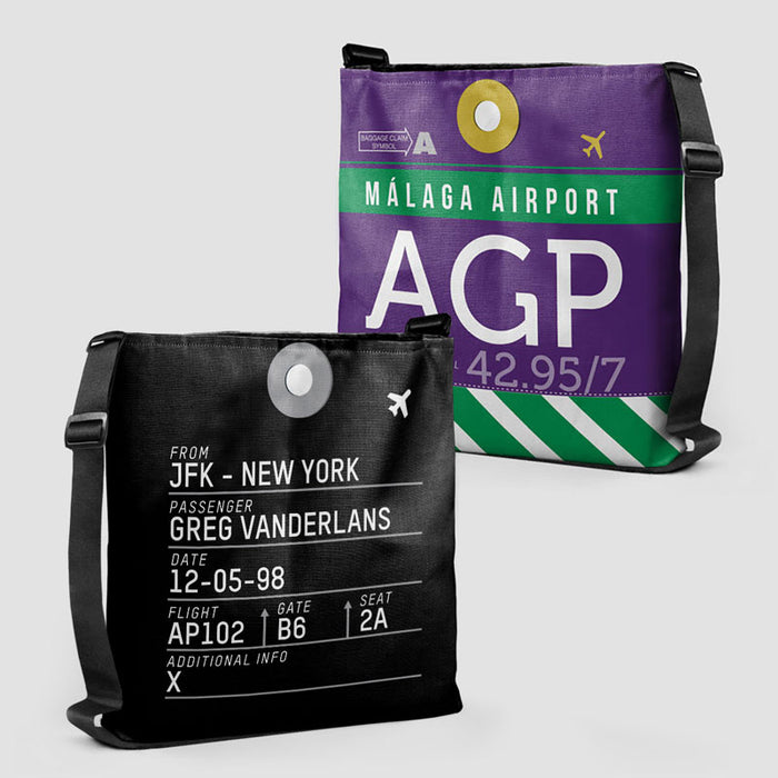 Tote Bag - AGP - Málaga–Costa del Sol Airport - Málaga, Spain - IATA ...
