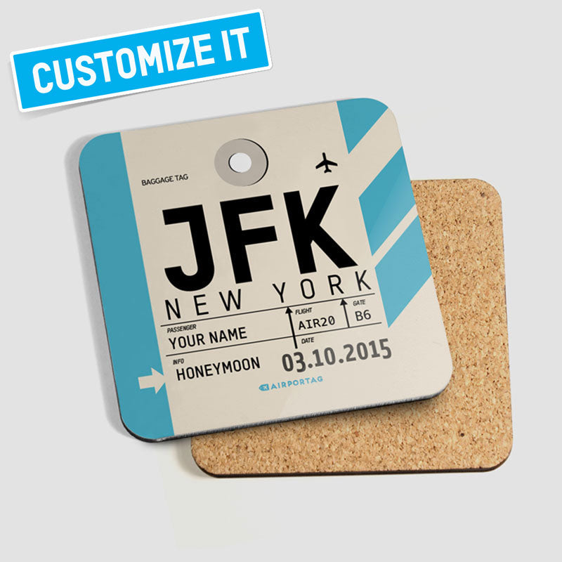 Airport Code - Custom Coaster