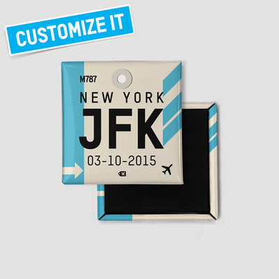 Custom Airport IATA Code Luggage Tag - Made just for you