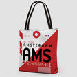 Tote Bag - AMS - Amsterdam Schiphol Airport IATA code